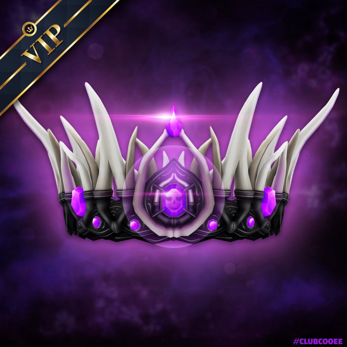 Super Item (Dezembro de 2021) - Coroa Necromante - Club Cooee