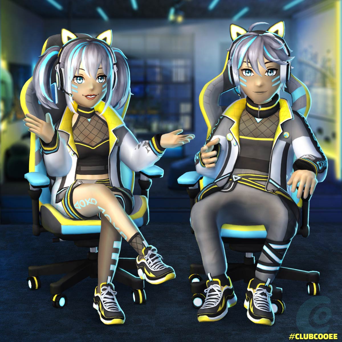 Roupa de VTuber - Club Cooee