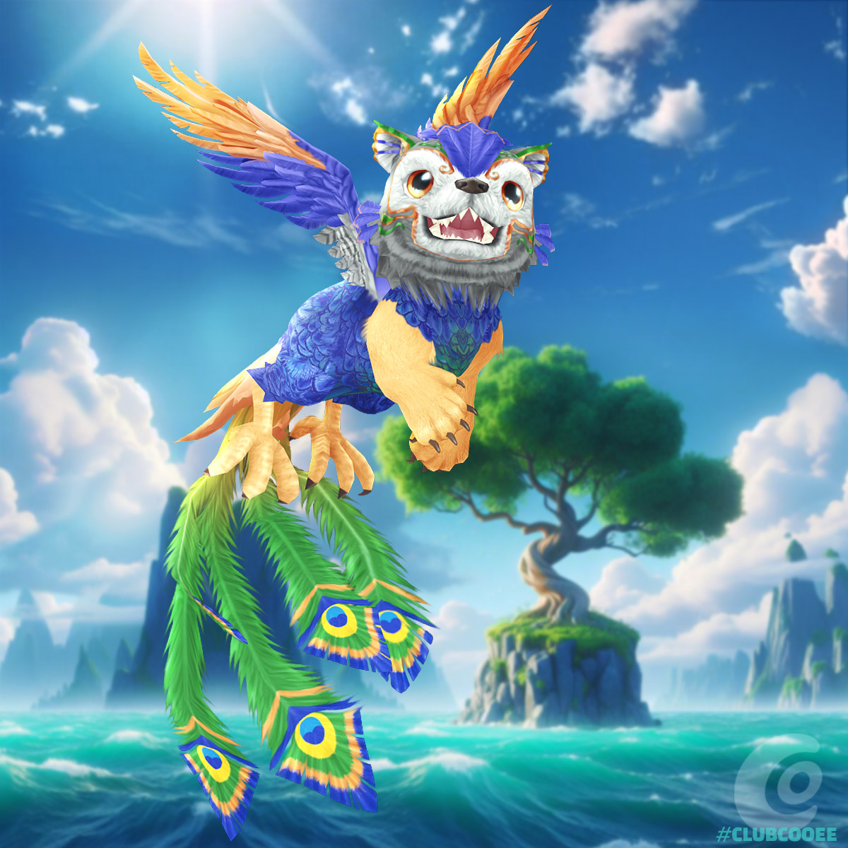 Simorgh (criaturas mitológicas colecionáveis 1/4) - Club Cooee